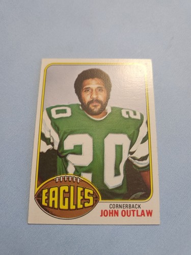 JOHN OUTLAW 1976 TOPPS #181 EAGLES CB | eBay