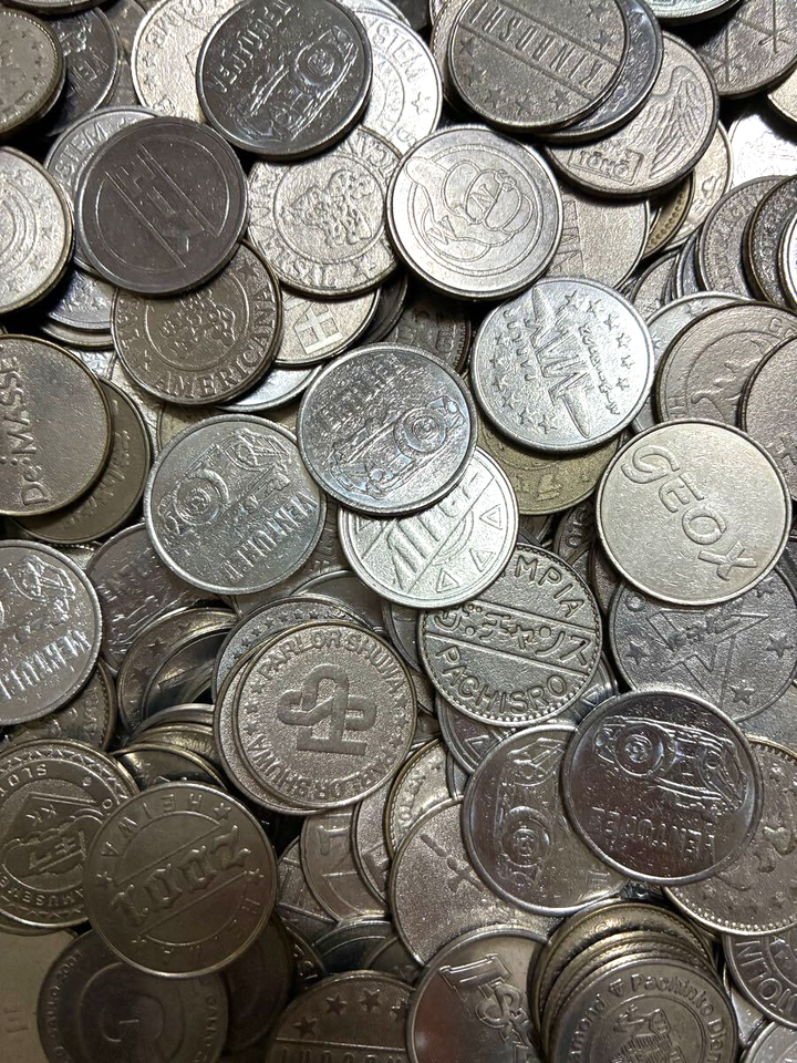 1000 Pachislo Slot Machine Tokens 25mm .984" Standard Size Arcade Coin ...