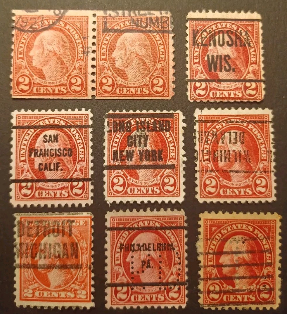 VERY RARE GEORGE WASHINGTON RED 2 CENT STAMPs | eBay