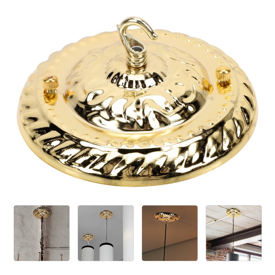 Ceiling Light Plate Lamp Base Chandelier Ceiling Hook Plate Lamp Holder ...