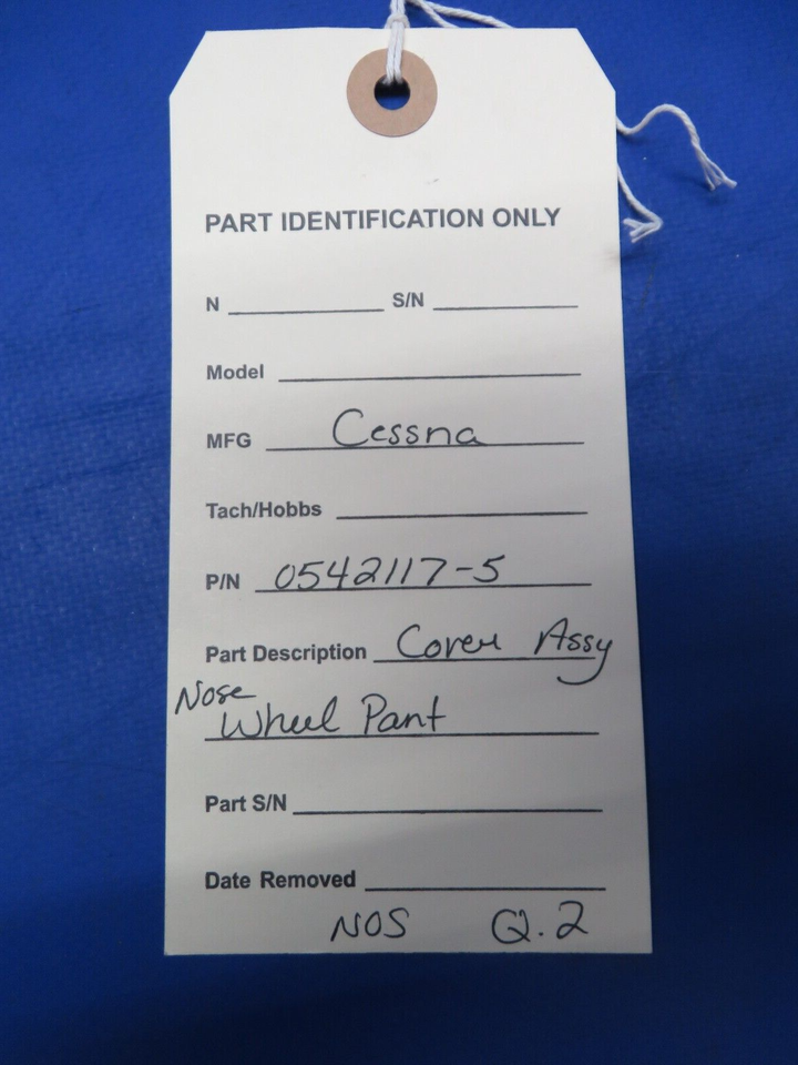 Cessna Cover "Duck Bill" Assy Nose Wheel Pant P/N 0542117-5 NOS (1023 ...