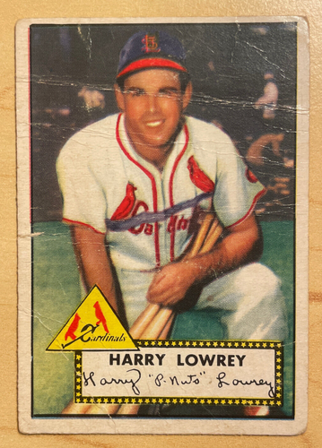 1952 Topps #111 Harry Peanuts Lowrey POOR. St. Louis Cardinals | eBay
