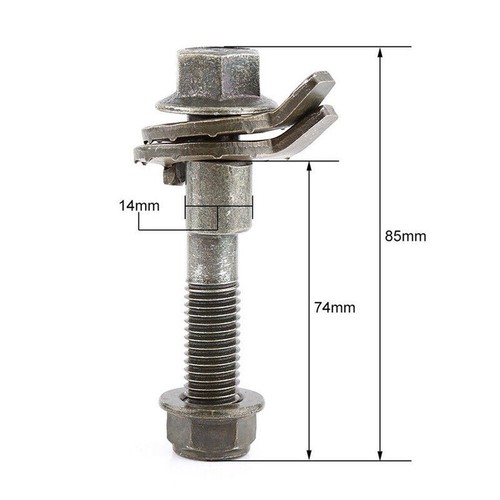 4X Steel Car Four Wheel Alignment Adjustable Camber Bolts 10.9 ...