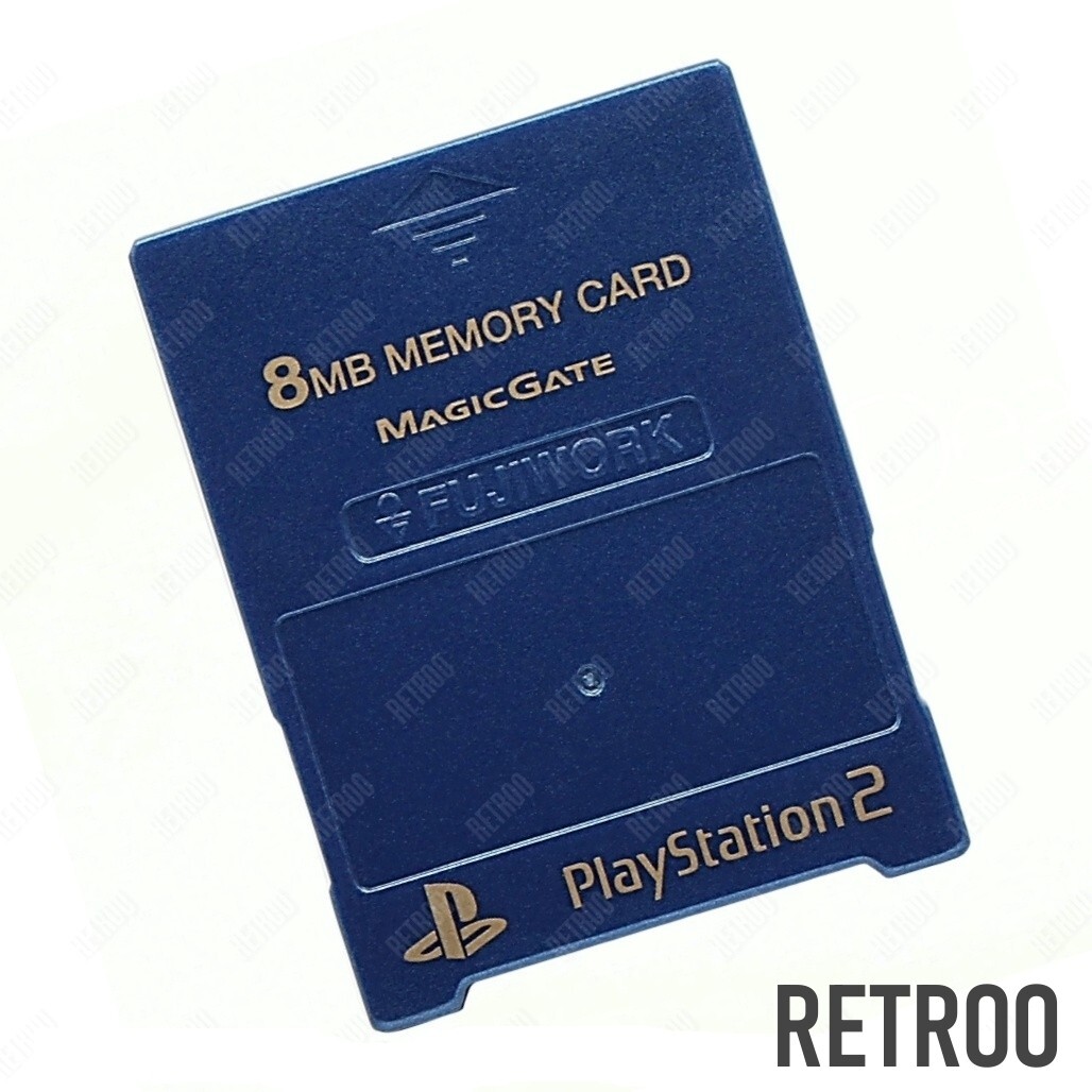 Fujiwork Metallic Blue Licensed PlayStation2 8MB MagicGate Memory Card PS2 JPN | eBay UK