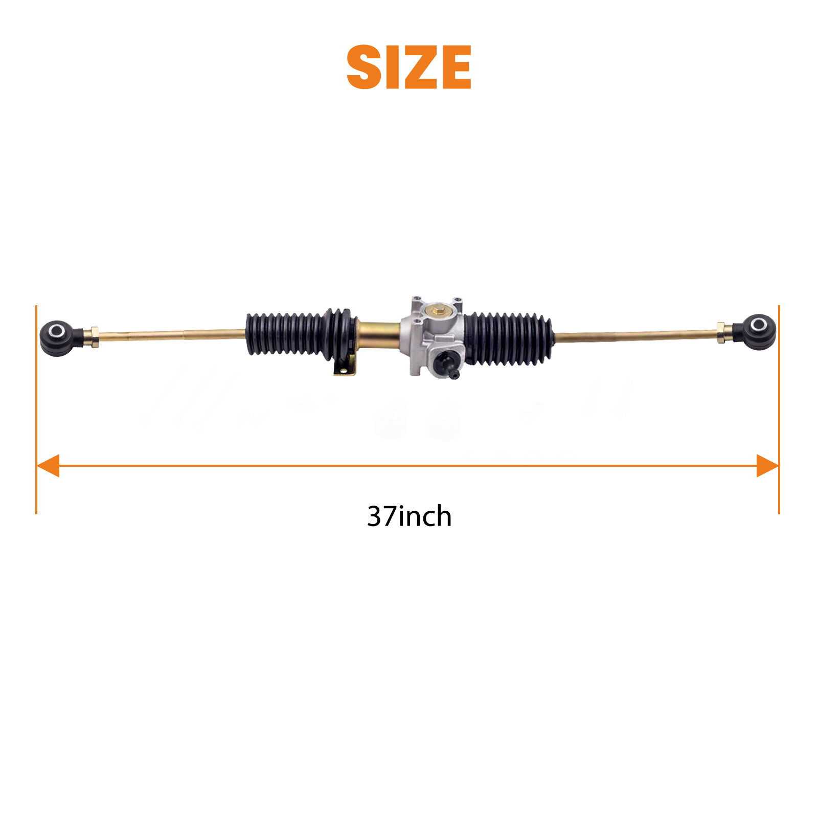 Power Steering Rack And Pinion W/ Tie Rod Ends Fit Polaris Rzr 800 EFI ...