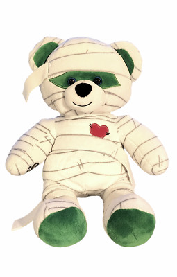 Build A Bear Green Teddy Mummy Costume Plush Halloween Retired | eBay
