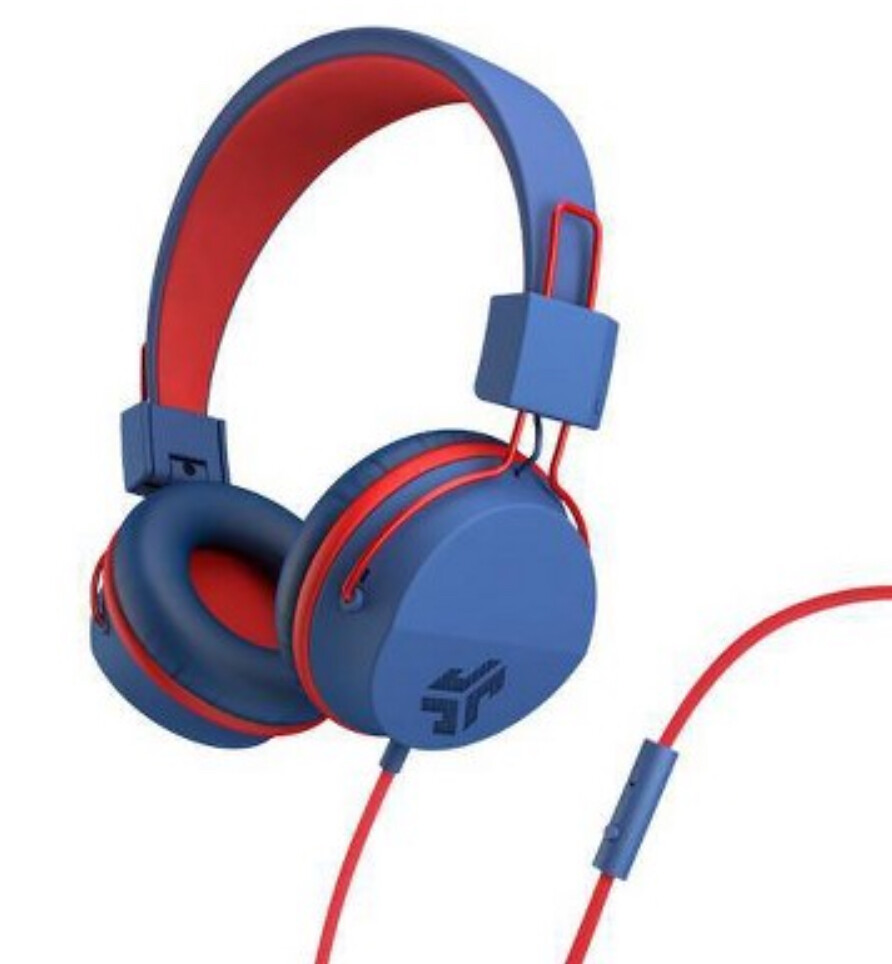 NEW JLAB JBuddies Studio Wired Kids Headphones, Adjustable Volume Safe ...