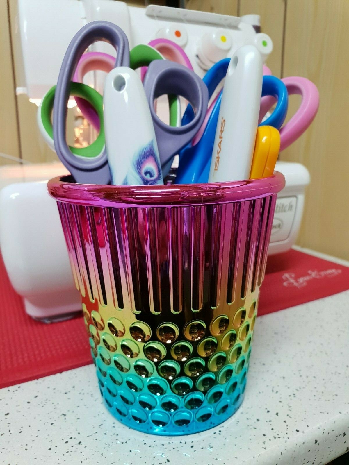 Hemline Pearl White Thimble storage cup, beautiful addition to your ...