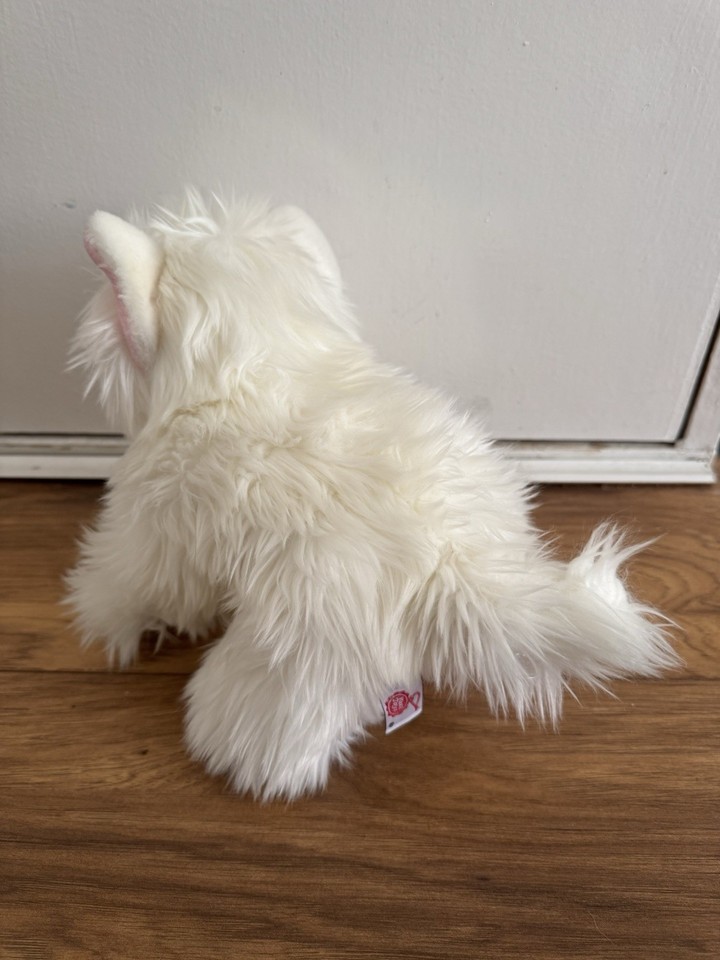 Keel Toys - Signature Cuddle - dog - Puppy Westie White Soft Fluffy ...