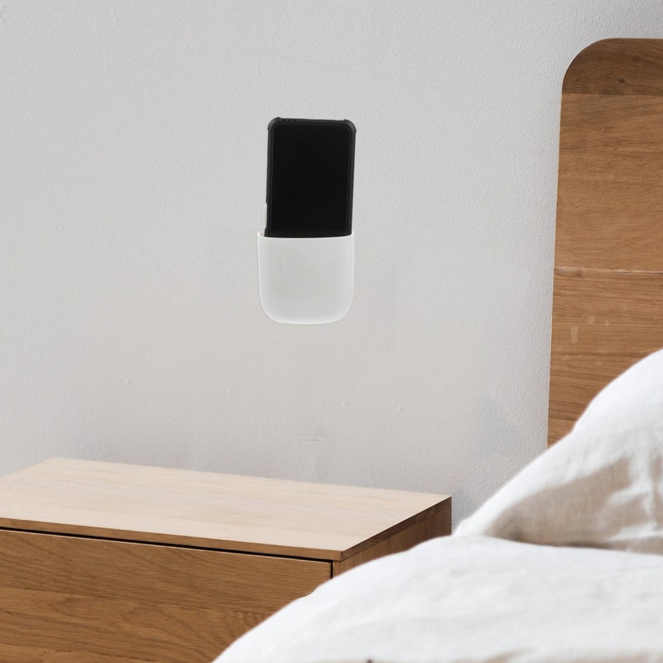 4 Pcs Remote Holder Wall Mounted Remote-Control Hanger Sticky Cubicle ...