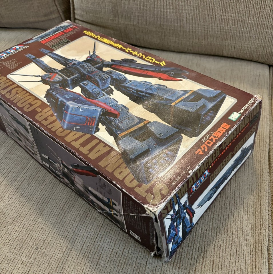 Original Macross SDF-1 1/3000 Storm Attack Construction Takatoku LOOK ...
