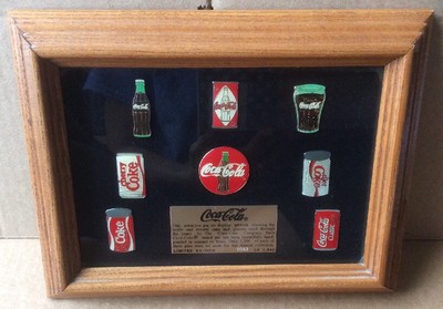 Coca Cola Pin Set ~Limited Edition *RARE (VERY LOW EDITION NUMBER 0062 ...