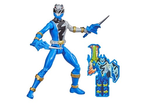 Power Rangers DINO FURY BLUE RANGER 6" Action Figure W/ Fury Key ...