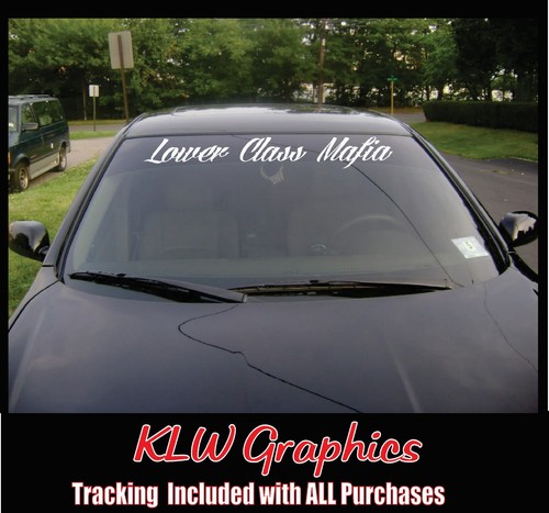 Lower Class Mafia Decal Sticker Euro Diesel Truck Funny JDM Bagged Crew ...
