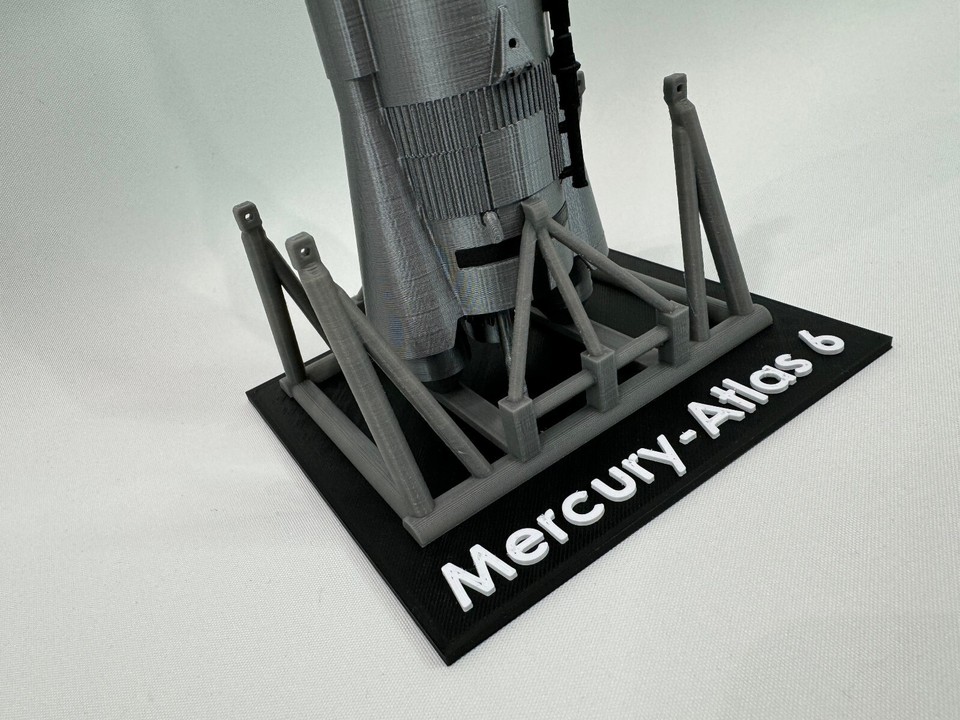 Atlas Mercury MA6 LV-3B 109-D Model Rocket Kit 1/72 Scale 390mm 15inch ...