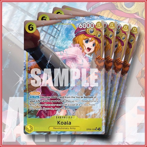 ONE PIECE TCG: Koala OP09-103 SR Parallel Alt Art x4 Emperors in the New World | eBay