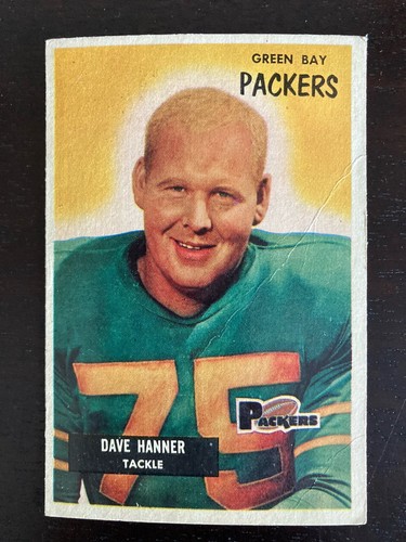 1955 Bowman #131 Dave Hanner VG Green Bay Packers | eBay