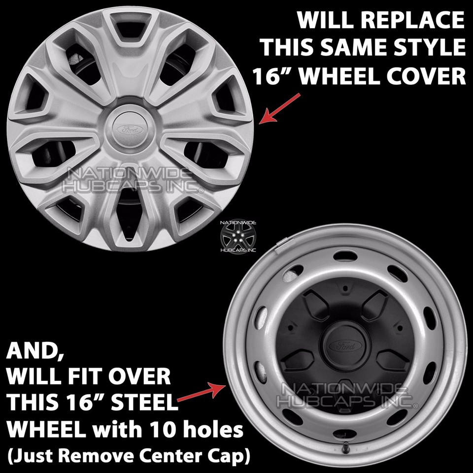 for 2016- Ford Transit 150 250 350 Cargo Wagon Van 16" Black Wheel ...