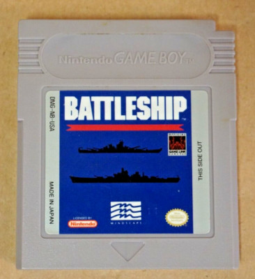 BATTLESHIP, Original Nintendo Game Boy Game Pak & Plastic Case, GameBoy ...