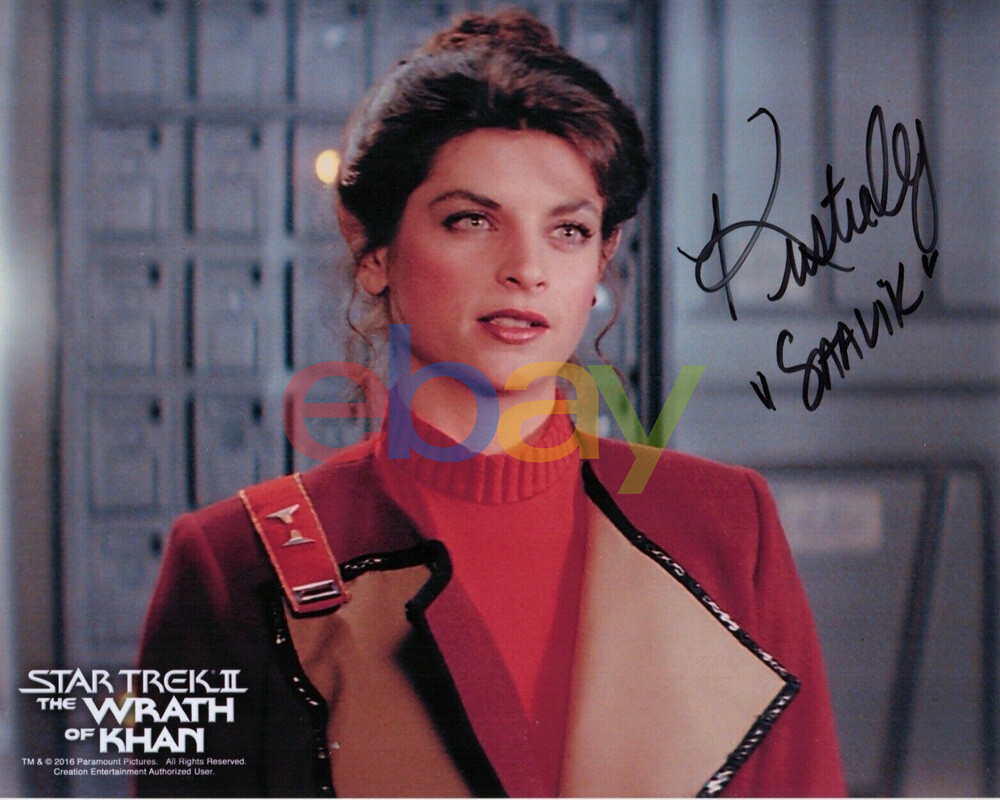 KIRSTIE ALLEY signed Star Trek Saavik 8x10 photo AUTOGRAPHed reprint ...