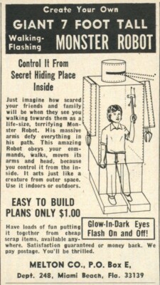 "Build a 7-Foot Monster Robot! DIY Plans for a Walking, Flashing Sci-Fi ...