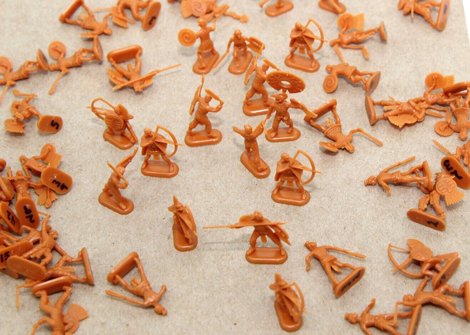 Lot Of 48 Revell Aztecs Conquest Of Mexico 1/72 Scale Plastic Figures ...