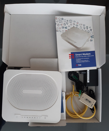 SMART MODEM TIM WIFI ADSL FIBRA , Dual Band, Autoinstallante ...