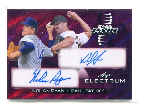 2024 Leaf Electrum PAUL SKENES NOLAN RYAN Base Pair PINK AUTO AUTOGRAPH RC 2/10 | eBay