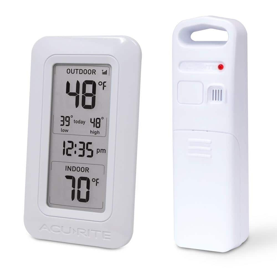 Wireless Digital Weather Thermometer | Acurite Station Indoor/outdoor Screen | eBay