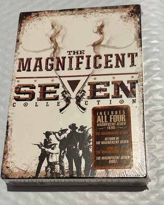 Magnificent Seven 4-Pack (DVD, 2008, 4-Disc Set) SEALED BOX SET by MGM ...