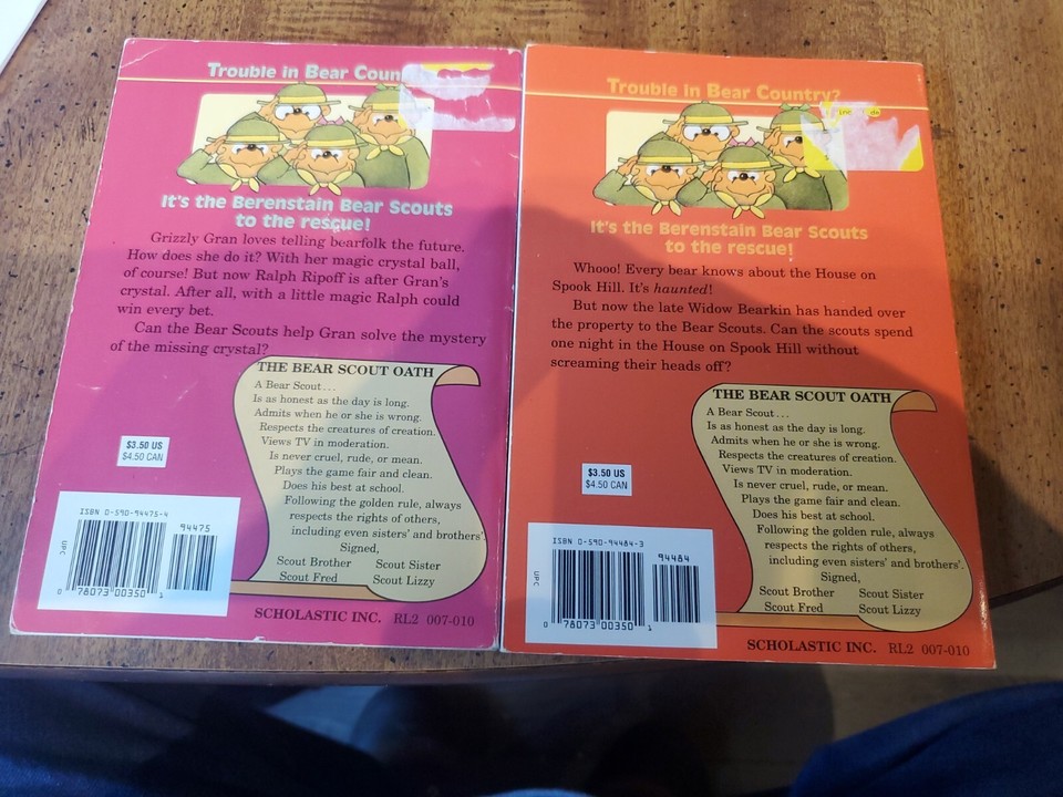 The Berenstain Bear Scouts Scream Their Heads Off and Magic Crystal ...