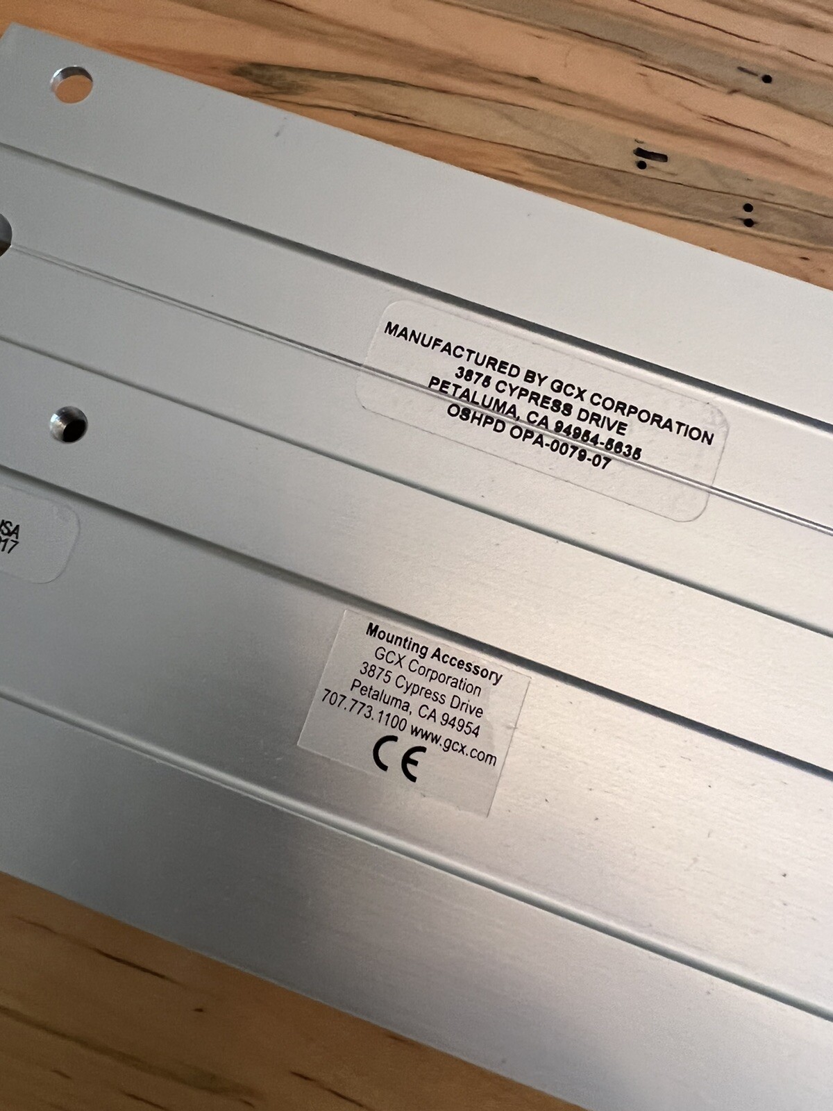 GCX 37" Seismic Mounting Wall Channel w/ Hardware WC-0002-11B for sale ...