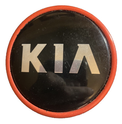 2020-2022 Kia Soul Wheel Center Cap Black Red Trim Logo OEM ...