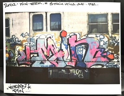 MIN ONE RTW STYLE WARS NYC GRAFFITI LEGEND SUBWAY ART | eBay