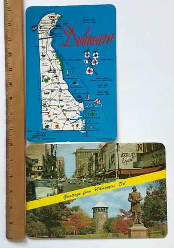 Vintage Delaware Giant Postcards Wilmington Newark Dover Rehoboth DE | eBay