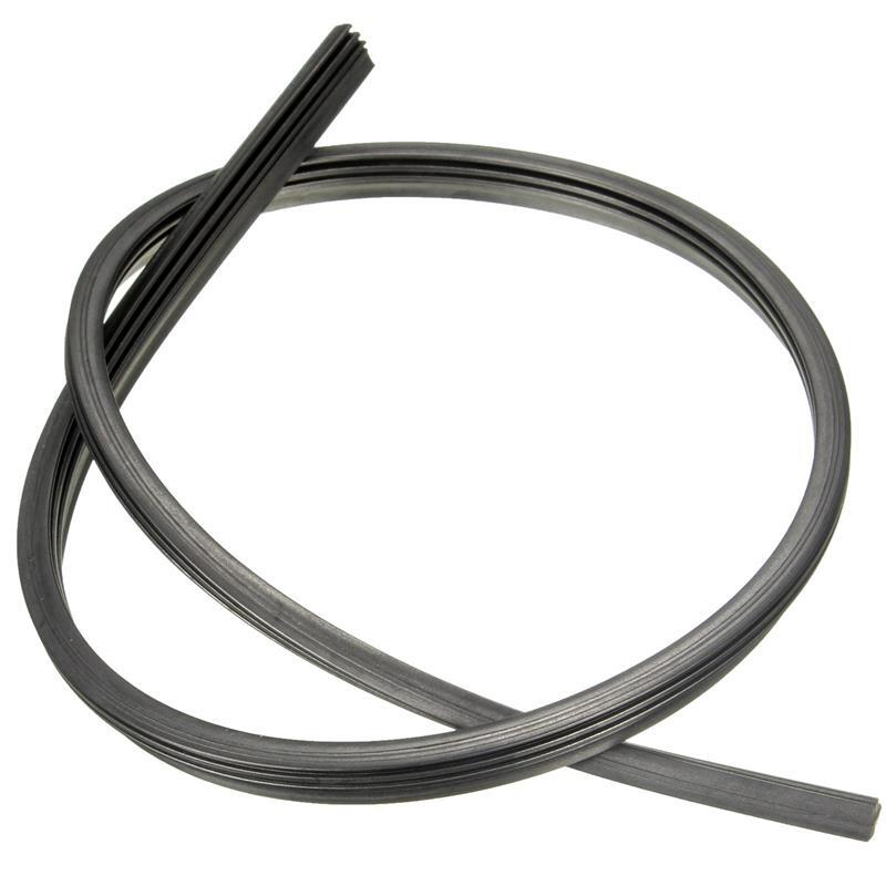2x Universal Car Soft Rubber Strip Insert Refill For Frameless Wiper ...