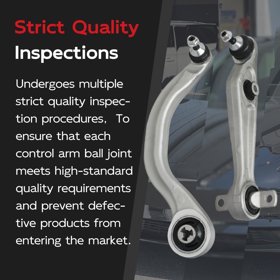 4Pcs Front Lower Control Arms with Ball Joint for 2017-2023 Tesla Model ...