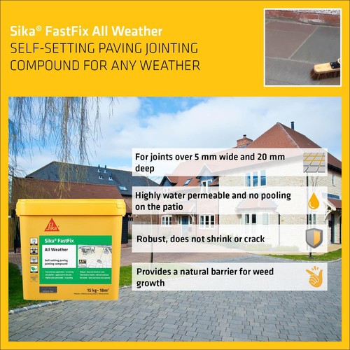 Sika FastFix All Weather Self-Setting Paving Jointing Compound ALL ...