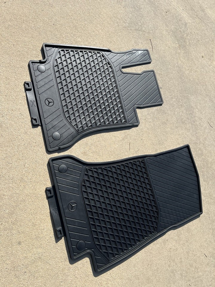 2015-2021 Mercedes-Benz W205 Rubber Floor Mats Mat C300 C63 AMG GENUINE ...