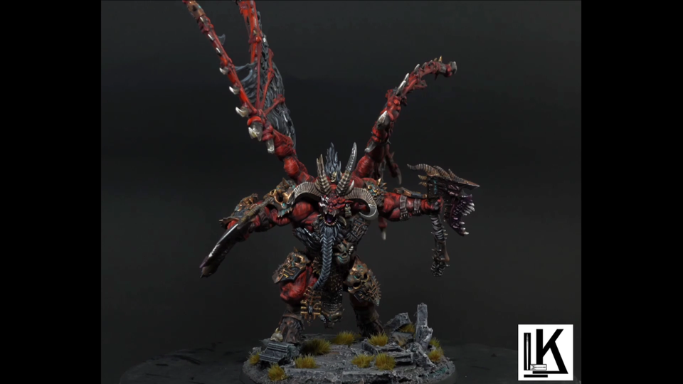 Skarbrand / Bloodthirster Pro Painted 40k World Eaters warhammer | eBay