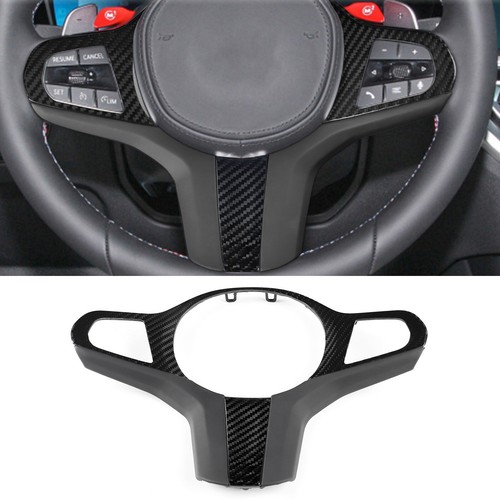 Real Carbon Fiber Steering Wheel Frame Cover For BMW 1 2 3 4 Series Z4 ...