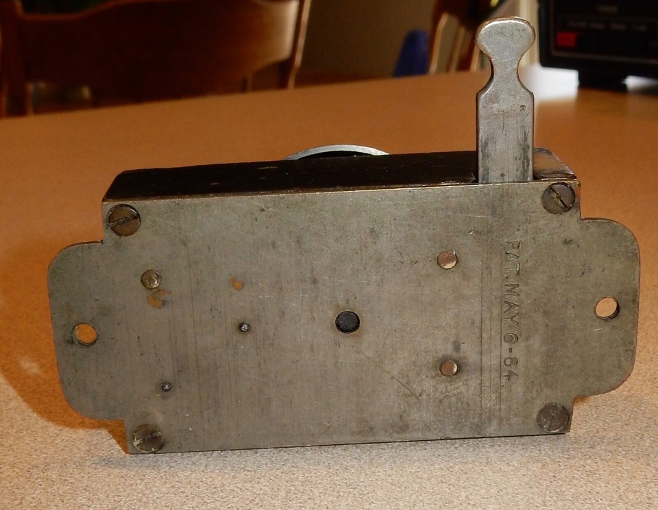 VASSAR ALARM BOLT COMPANY PATENT 1884 NEW YORK DOOR ALARM | eBay