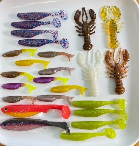 Soft Plastic Swimbaits - Bait Maker's Mix - 24 items - On Sale Now ...