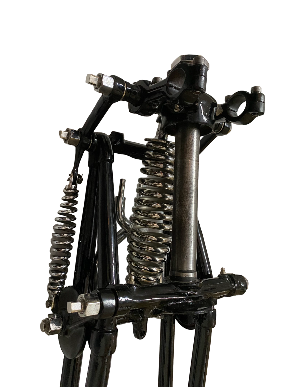 Norton 16H 500cc Front Girder Fork Springer Assembly Chrome & Black ...