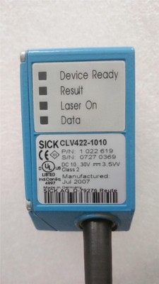Used 1 Pcs CLV422-1010 Sick Bar Code Reader Functional Tested np | eBay