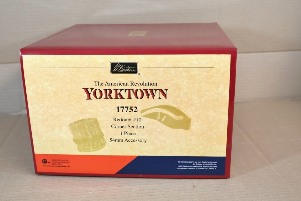 Britains 17752 Amerikanische Revolution Yorktown Redoubt 10 Ecke Teil ...