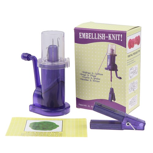 Embellish Knitting Machine Spool Knitter Sewing Accessory Weave Hand ...