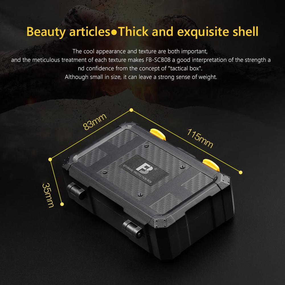 DSLR Camera Battery Protective Box SD TF Memory Card Storage Case ...