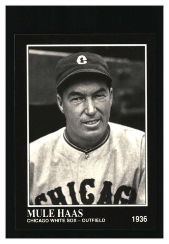 1991 Conlon Collection #323 Mule Haas Chicago White Sox NM-MT | eBay