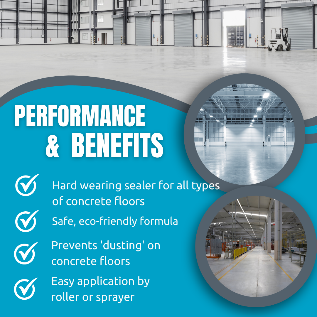 SmartSeal Concrete Dust Proofer Sealer Heavy Duty Garages Floors Shed ...